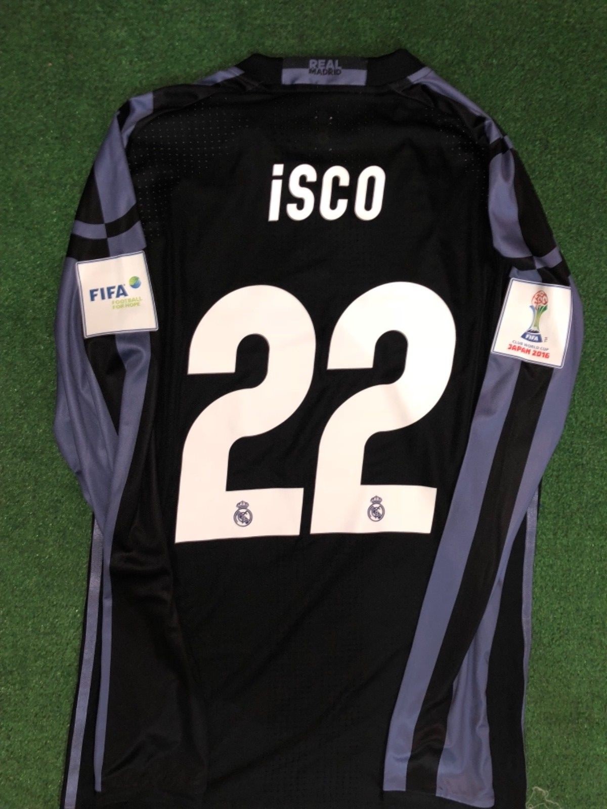Isco REAL MADRID MATCH PREPARED SHIRT CLUB WORLD CUP 2106 | eBay
