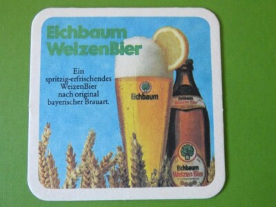 Beer Coaster ~*~ Eichbaum Brauereien Weizen Bier ~ Mannheim, Germany ...