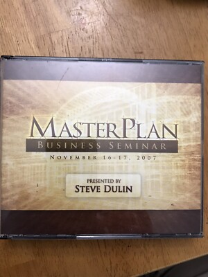 Steve Dulin Master Plan Business Seminar God CDs Christian Workplace | eBay