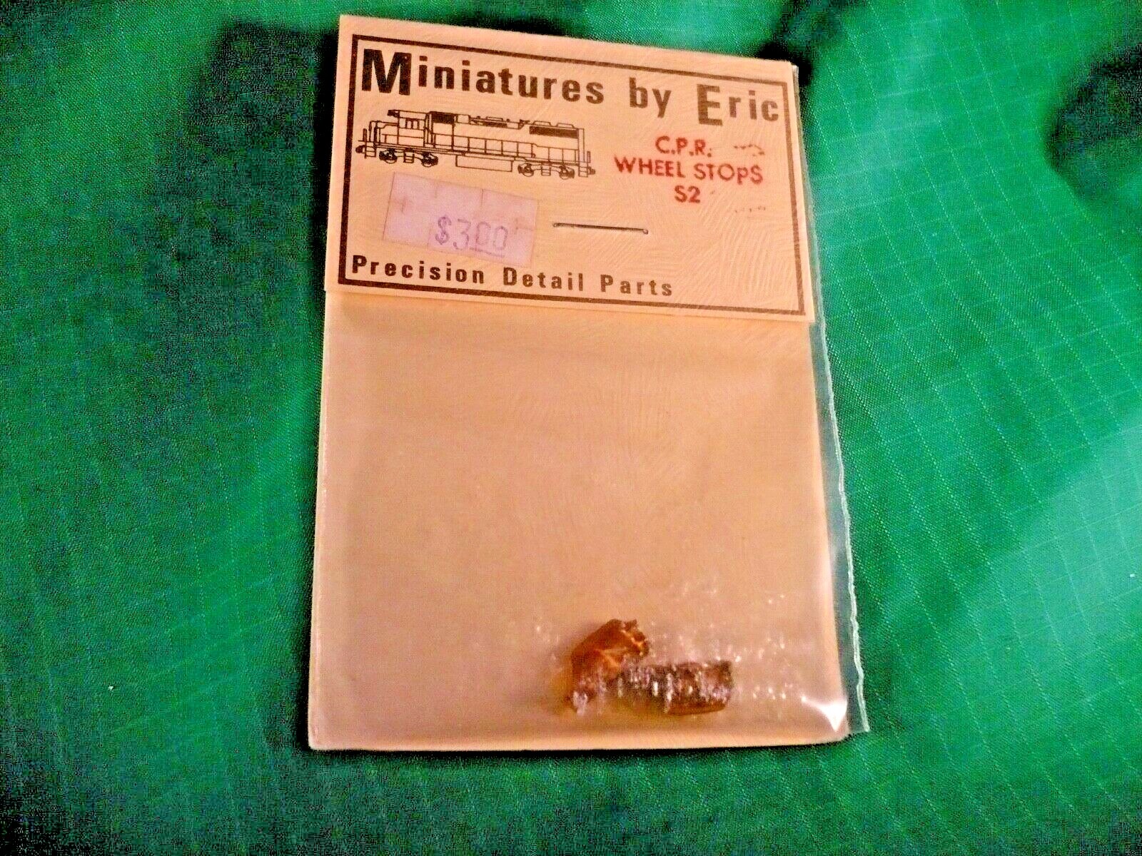 Miniatures by Eric HO #S2 C.P.R. Wheel Stops | eBay