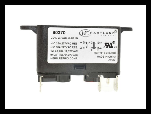Stevco 90 370 SPDT RBM 184 Heavy Duty Relay Cont 125VAC Coil 24VAC ...