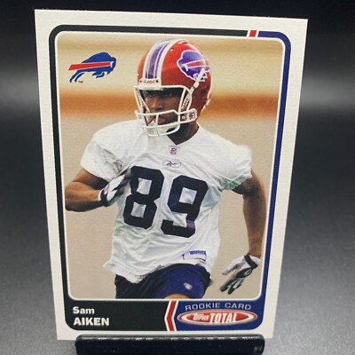 2003 Topps Total Football #466 Sam Aiken Rookie RC Buffalo Bills | eBay