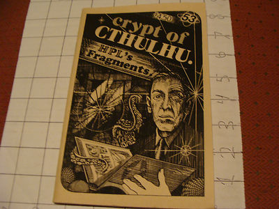 CRYPT of CTHULHU #53: 1988--High Grade--LOVECRAFT FAN ZINE, 44 pages | eBay