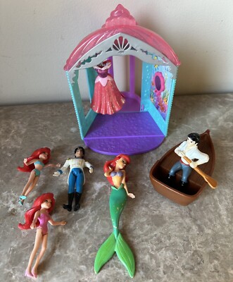 Disney Magiclip Little Mermaid Ariel’s House Lot with Prince Eric and ...