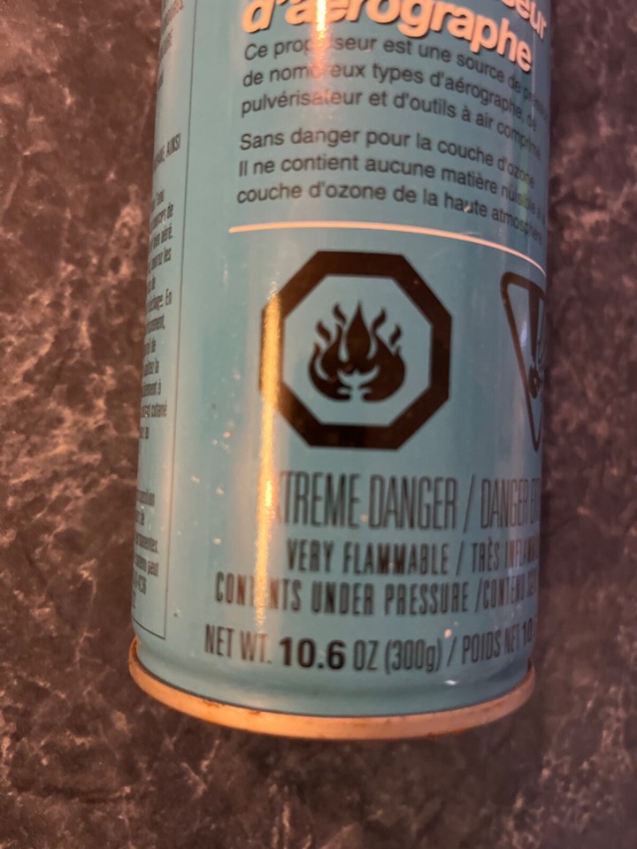 6c Testors 8822 Ozone Safe Propellant For Airbrushes 10.6 Ounce Model ...