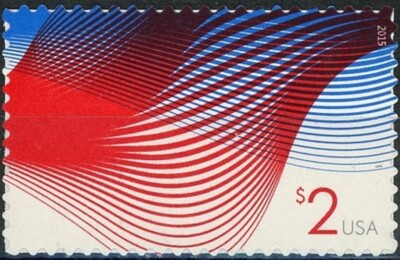PATRIOTIC WAVE $2.00 MNH US Postage Stamp Scott's 4954 Dated 2015 ~ | eBay
