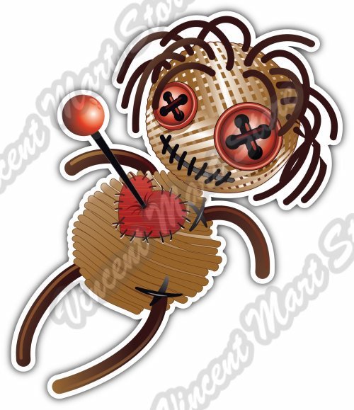 Evil Voodoo Doll Cartoon