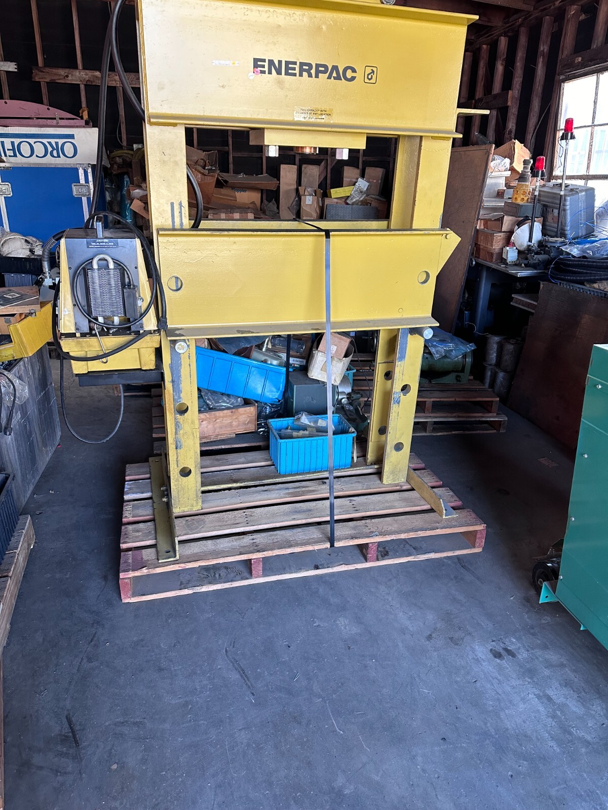 USED 100 TON HYDRAULIC PRESS ENERPAC | eBay