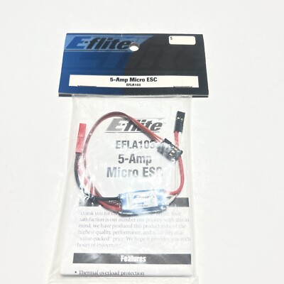 E-flite 5-Amp Micro ESC EFLA103 | eBay