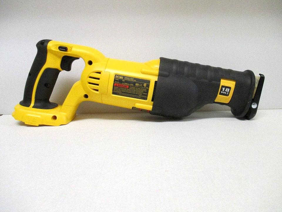 Dewalt DC385 18V Volt XRP Cordless Reciprocating Saw 4-Way BladeClamp ...