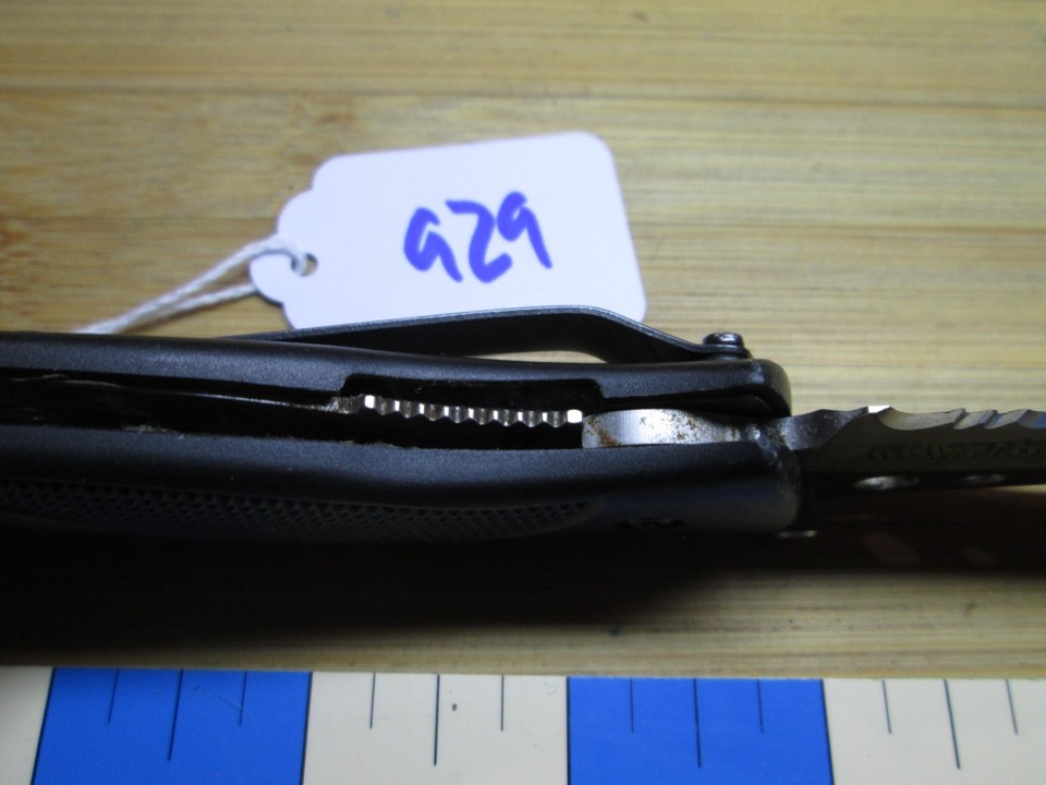 #929 Black Kershaw 1560ST Whirlwind Serrated Assisted Opening USA Knife ...