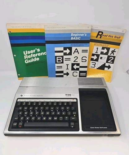 Texas Instruments Ti-99/4A Vintage Home Computer NO Power Cord UNTESTED ...