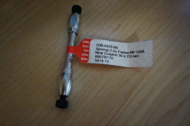 Phenomenex Synergi Fusion-rp Column HPLC 2x50 Mm 2.5um 00b-4423 B0 for ...