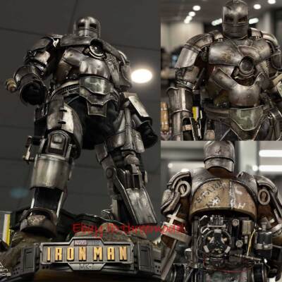 Queen Studio QS 1/2Scale Iron Man Mark1 MK1 Resin Model Painted Statue ...