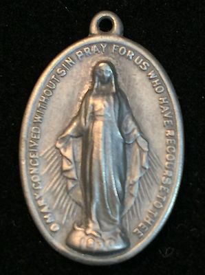 Mary Conceived Without Sin Pray For Us Who Have Recourse To Thee Medal ...