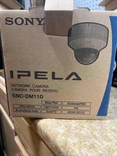 Sony Ipela SNC-DM110 Mini Dome CCTV Network Camera in BOX Manuals | eBay