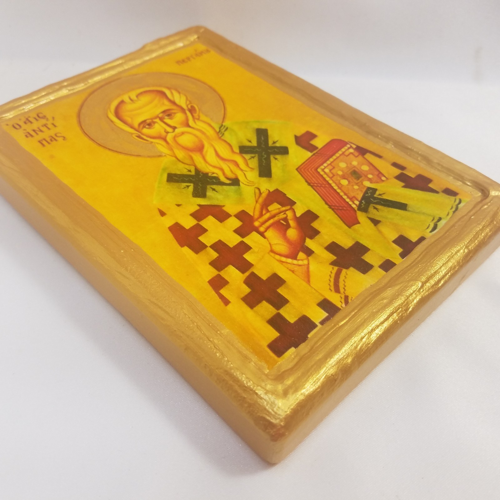 Saint Antipas of Pergamum ΑΓΙΟΣ ΑΝΤΙΠΑΣ Rare Byzantine Greek Orthodox ...