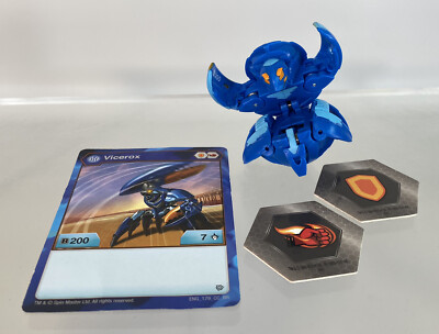 Bakugan Ultra Battle Planet Vicerox B200 Bakucores Blue Aquos Figure ...