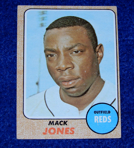 Mack Jones * 1968 Topps Baseball #353 Set Break ⚾ Cincinnati Reds ⚾ | eBay
