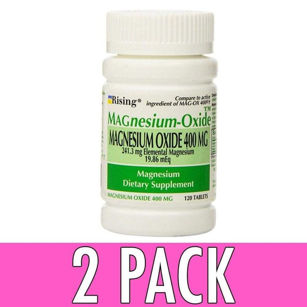 Generic Magnesium Oxide 400 MG Dietary Supplement Tablets - 120 EA for ...