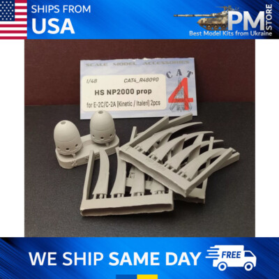CAT4 R48090 HS NP2000 prop for E-2C/C-2A (Kinetic / Italeri ) 2pcs 1/48 ...