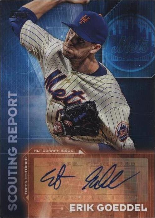 2016 Topps - Scouting Report Autographs Series 2 Erik Goeddel #SRA-EG ...