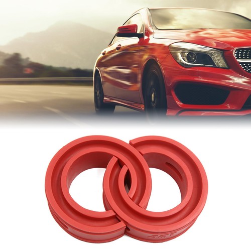2Pcs Type-E Red Car Rubber Shock Absorber Spring Bumper Buffer Power ...