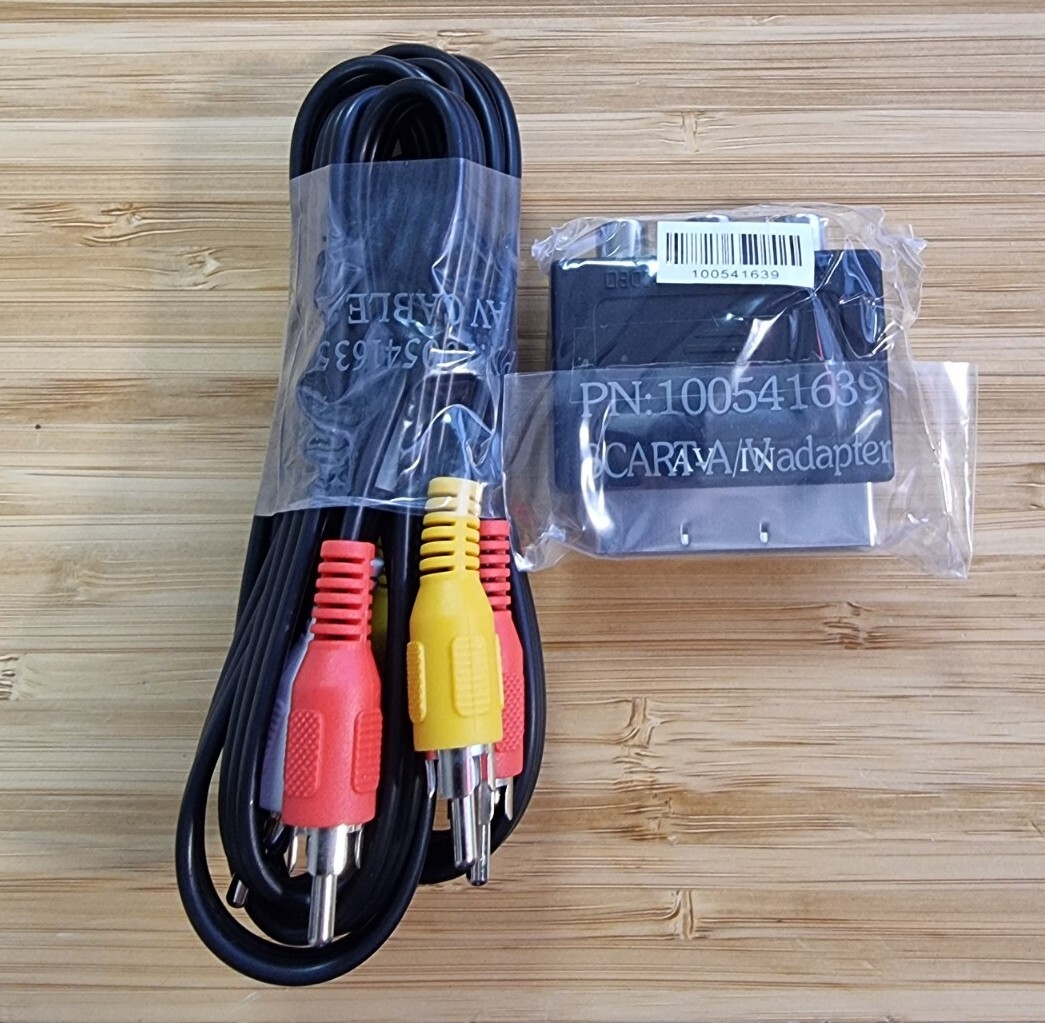 Video Stereo 3 Phono to 3 Phono Plug Lead Red Yellow White 1.5 Metre ...