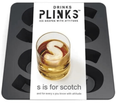 Drinks Plinks - S is for Scotch, Ice Cube Tray Shapes with Attitude | eBay