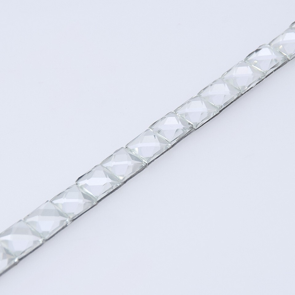 2M Glass Mosaic Tile Self-adhesive Sticker Crystal Diamond Home Wall ...