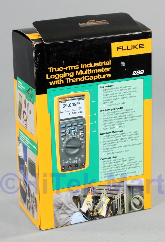 Brand New Fluke 289 True RMS Industrial Data Logging Multimeter MFD ...