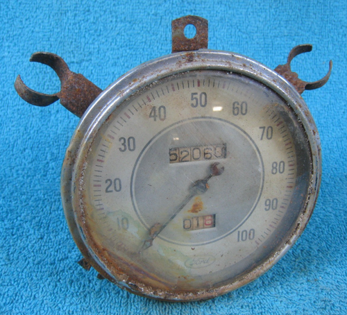 Original 1930's FORD 100 MPH Speedometer for PARTS or RESTORATION ...