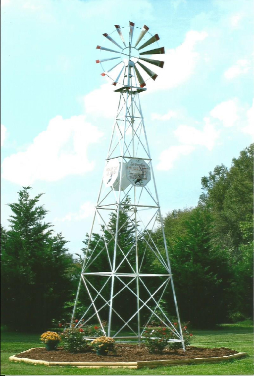 18 Ft Tall Hand Made in the USA Aluminum Garden Windmill, Wind Wheel | eBay