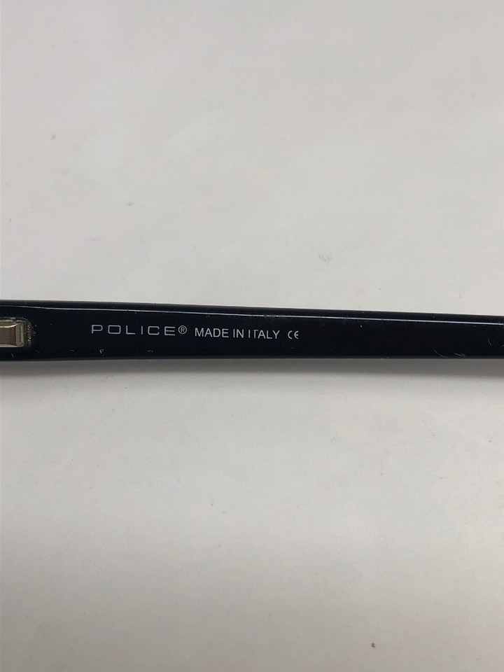 POLICE V2906 COL.531 Eyeglasses Frame Italy Half Rimless 55-15-135 ...