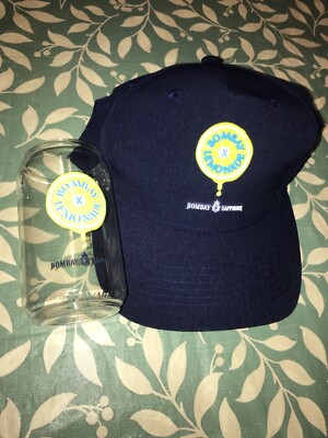 Bombay Sapphire Distillery Adjustable Baseball Cap Hat with plastic ...