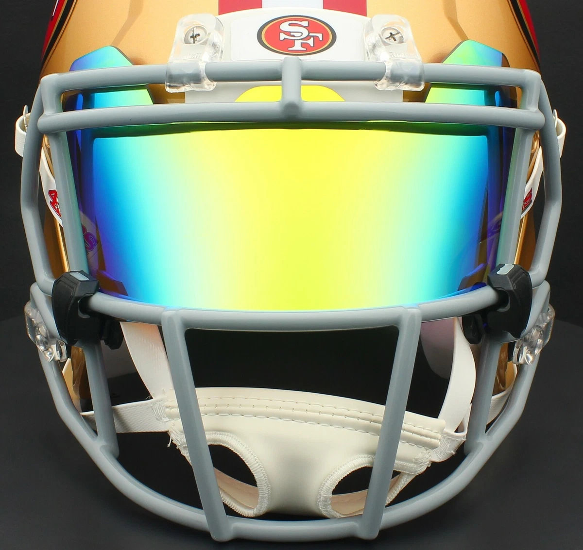 Gold Football Visor