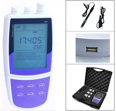 Portable Chloride Ion Meter CL Ion Tester With Temp Display 0.5% F.S ...