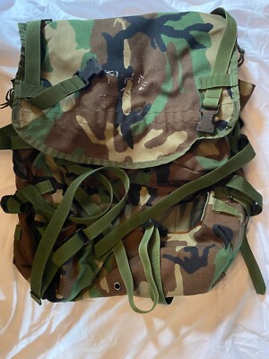 US Army Woodland M81 BDU Camo MOLLE Rucksack Main Pack only | eBay