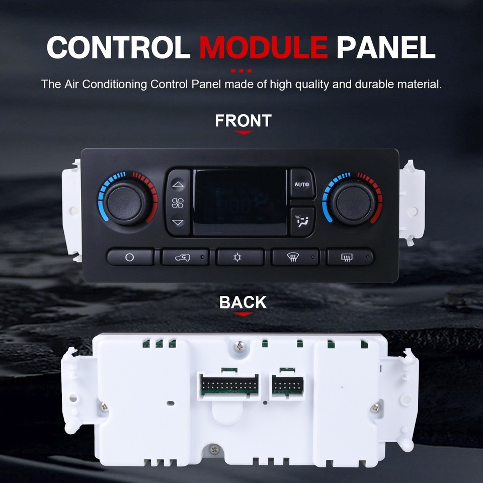 W/Screen AC Heater 599-211XD Climate Control Module For Silverado ...