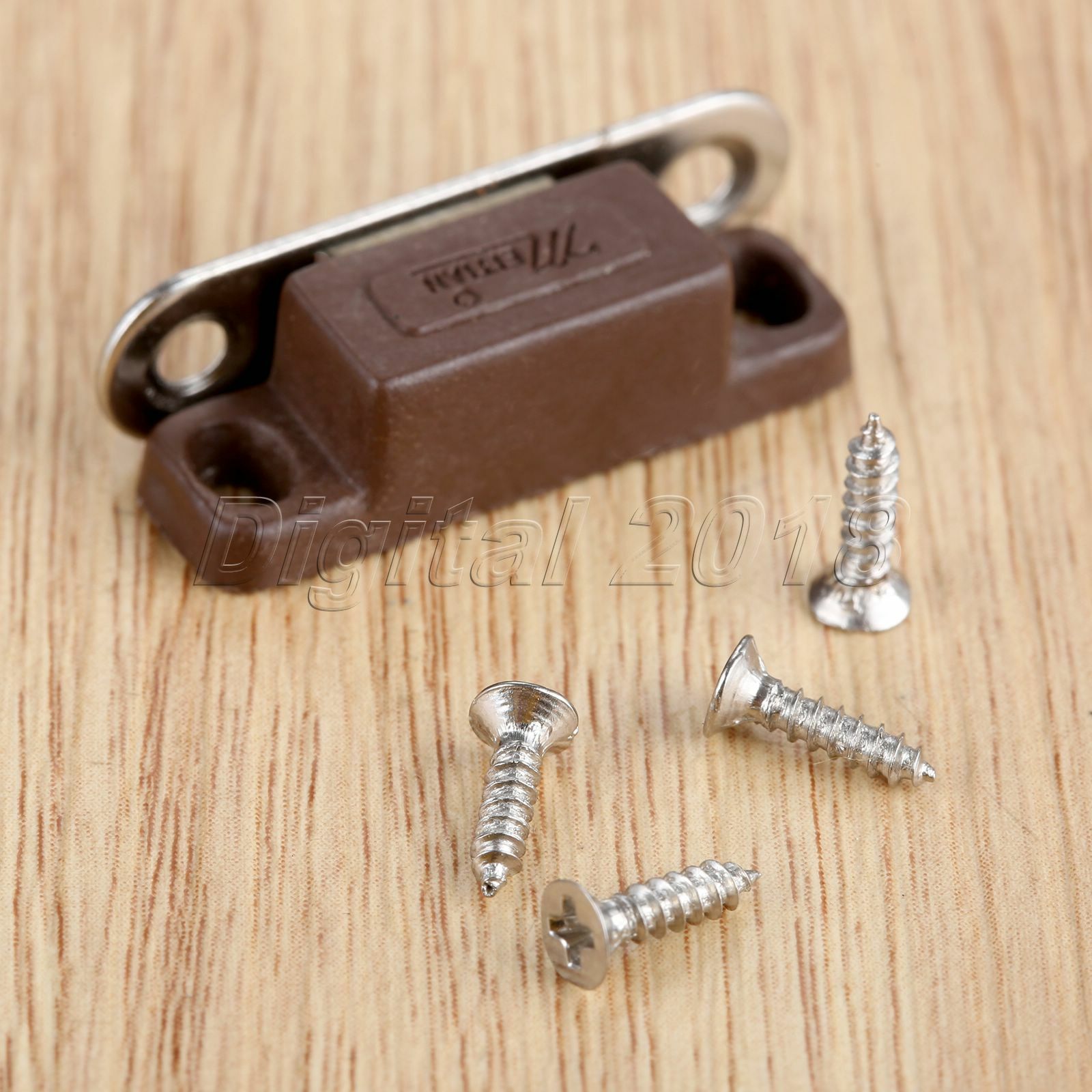 5pcs Magnetic Cabinet Catches Push Open Touch Kitchen Door Stop Damper ...