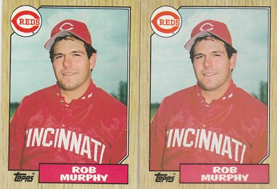 FREE SHIPPING-MINT-1987 Topps #82 Rob Murphy Reds -2 CARDS | eBay