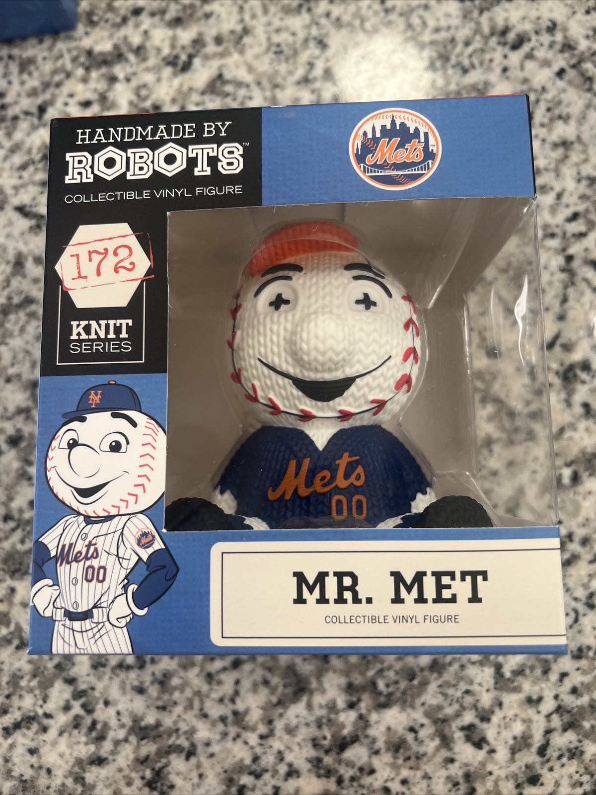 2023 MR. MET VINYL KNIT SERIES ROBOT FIGURE TOY SGA 8/12/23 NEW YORK ...