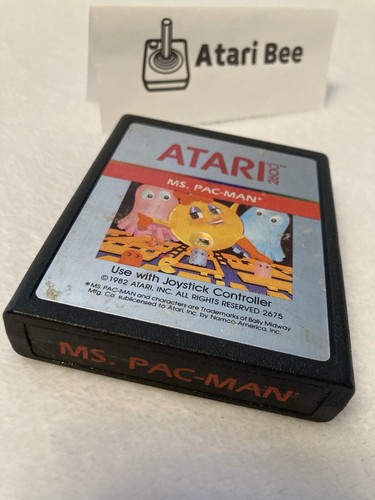 TESTED NICE Ms. Pac-Man (Atari 2600, 1982) Cartridge Only Classic Game ...