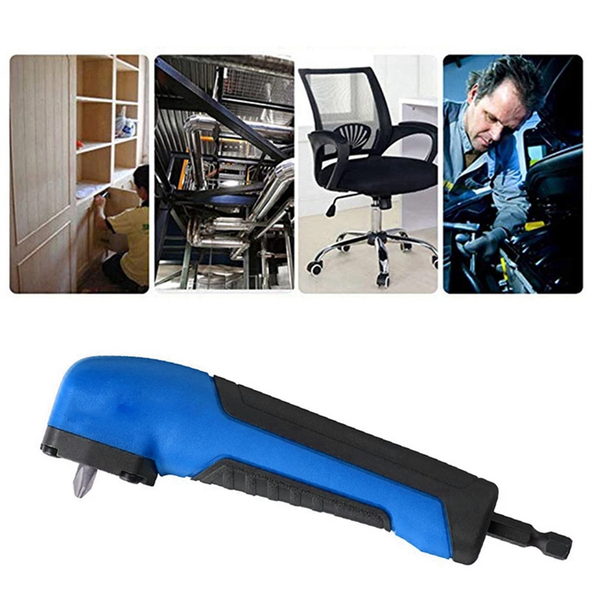 Electric Screwdriver Turning Tool Multifunctional Powerful Corner ...