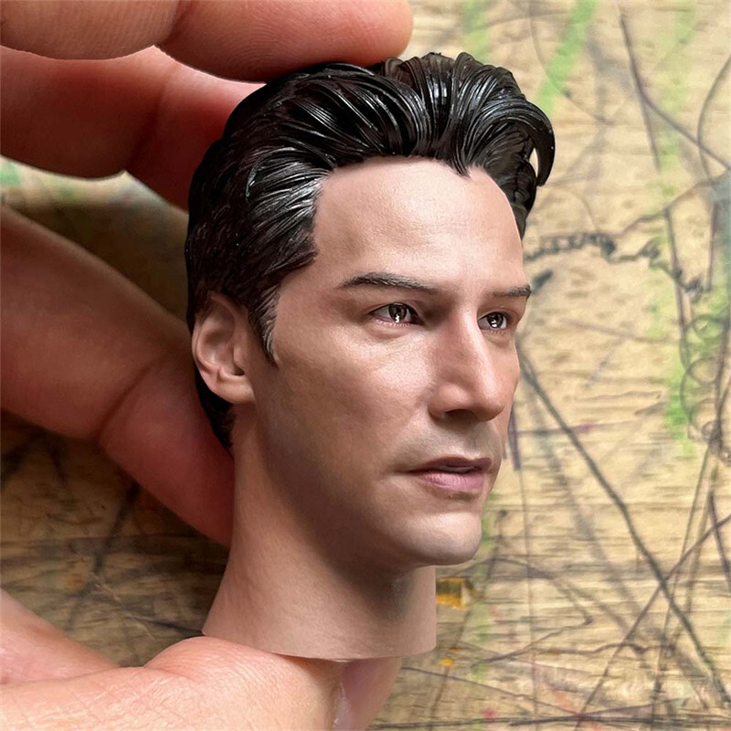 High Quality Delicate Painted 1/6 Scale Keanu Reeves Head Sculpt Fit 12 ...