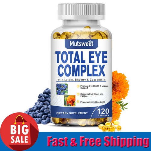 Lutein and Zeaxanthin Eye Complex Capsules Reduces Eye Fatigue Vision ...