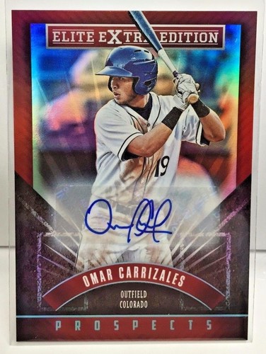 Omar Carrizales 2015 Elite Extra Édition Eee Prospect Autographe Auto #164 | eBay