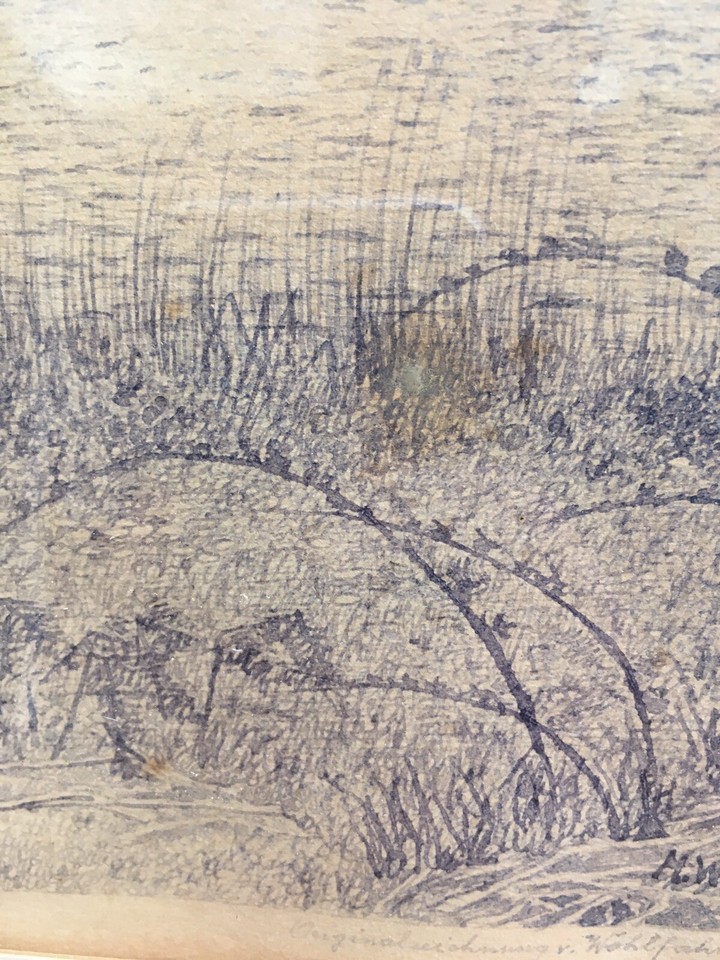 Beautiful Drawing Ink Blue Xixth 1884 Castles Loire Indre Romantic ...