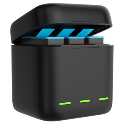 3-Channel Quick Battery Charging Charger Station Box for GoPro Hero 9 ...