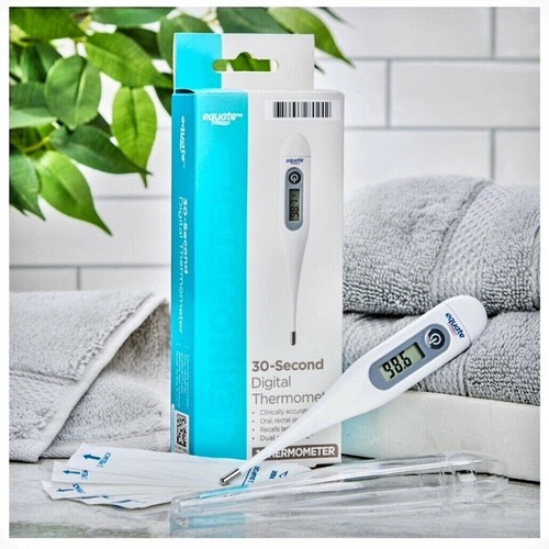 2 Equate 30 Second Digital Thermometer ASTM Standard E 1112 Auto Shut ...